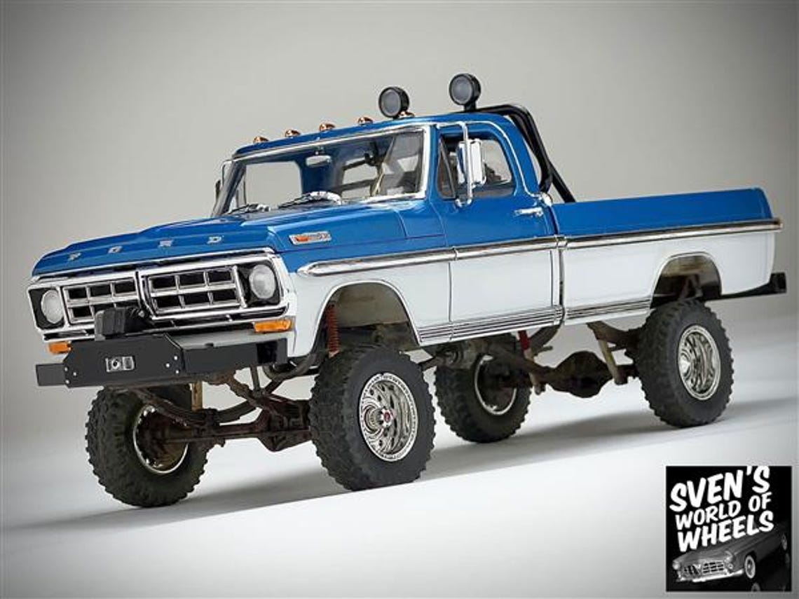 Moebius 1/25 Ford F250 Lifted Custom Pickup Model Kit - Etsy