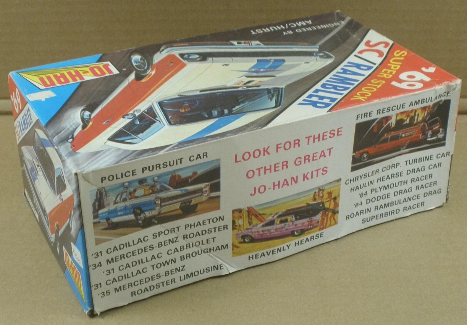 Johan 1/25 1969 AMC Pro Stock Rambler Model Kit - Etsy