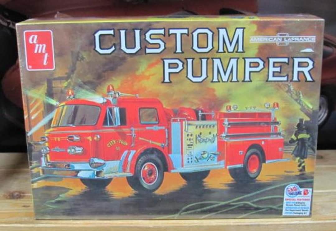 AMT 1/25 Custom Pumper Fire Truck Model Kit - Etsy