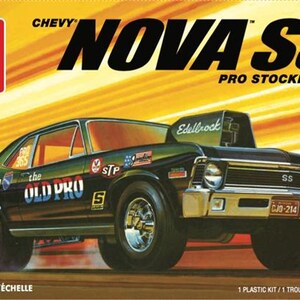 Amt 1/25 Chevrolet Nova Ss Pro Stock Model Kit - Etsy