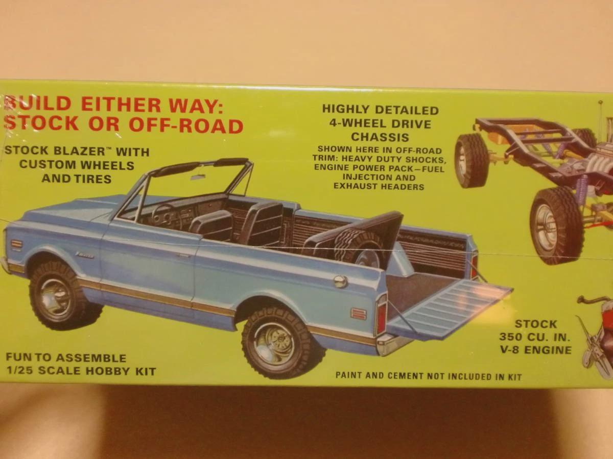AMT 1/25 1972 Chevrolet Blazer 4x4 Model Kit - Etsy