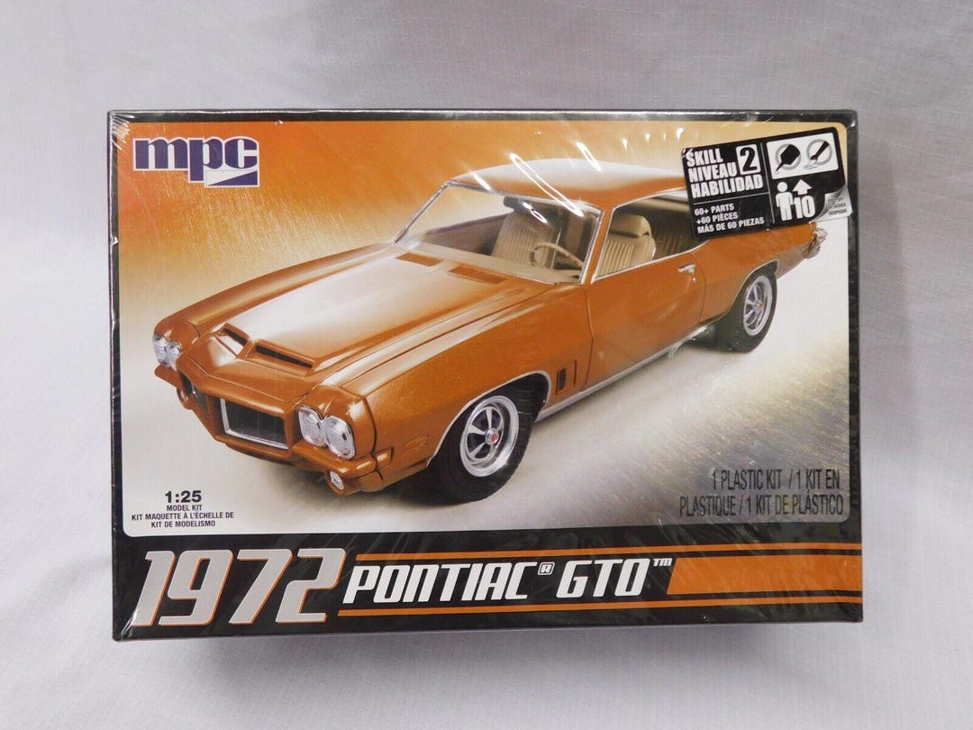 MPC 1/25 1972 Pontiac Gto Model Kit - Etsy