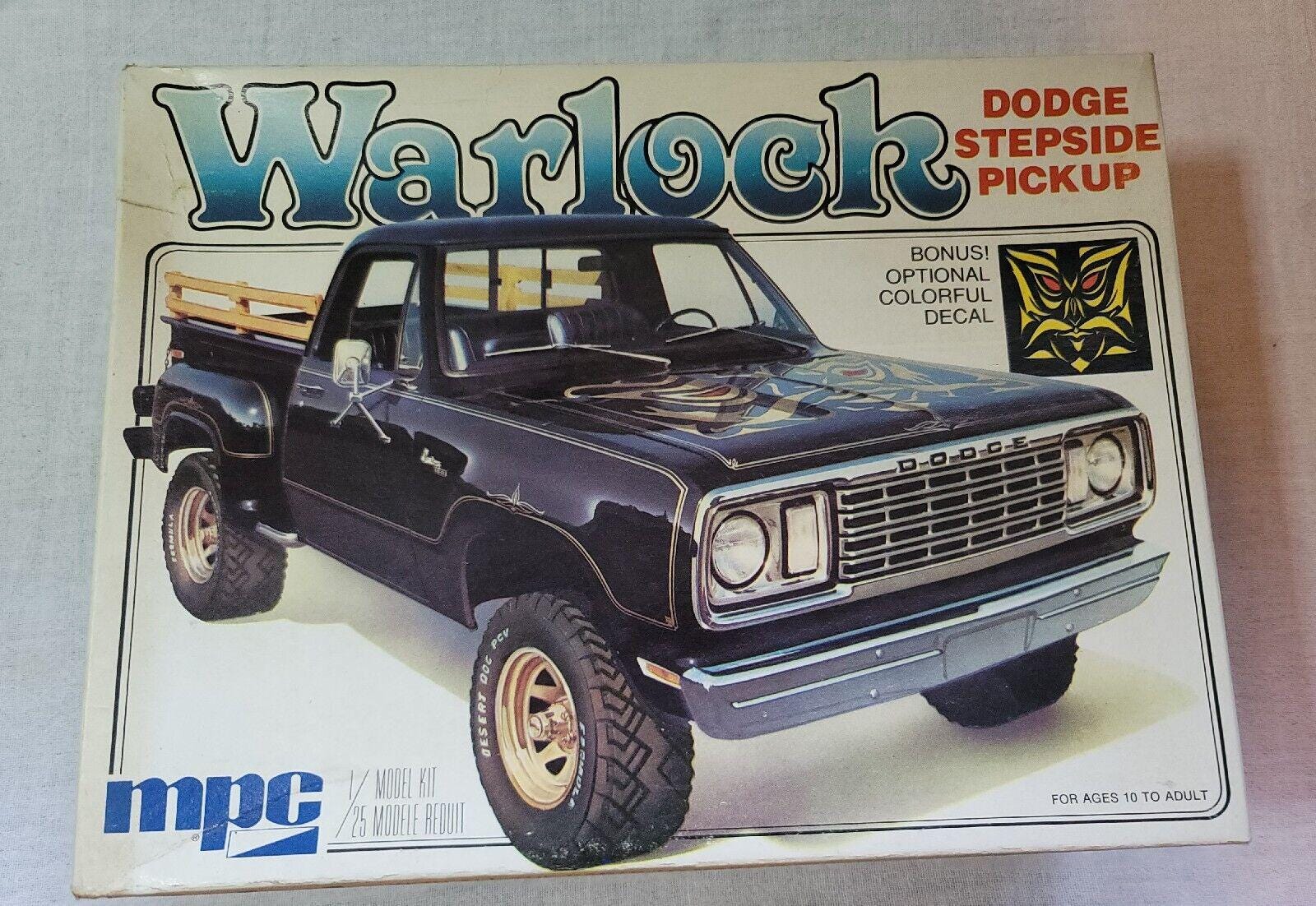 Mpc 1/25 1978 Dodge Warlock Pickup Truck Model Kit - Etsy