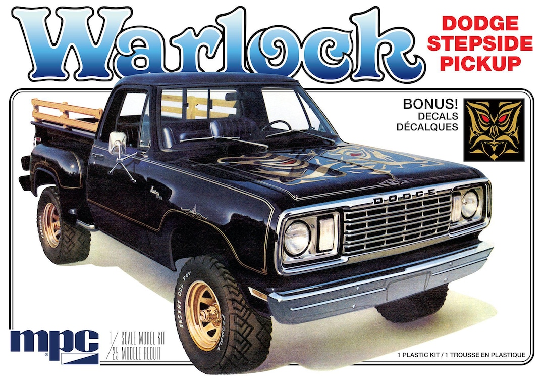 Mpc 1/25 1978 Dodge Warlock Pickup Truck Model Kit - Etsy