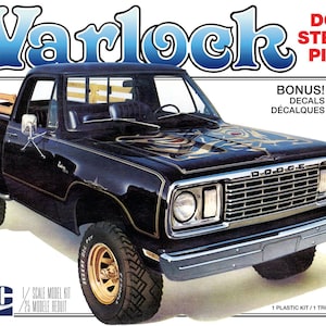 Mpc 1/25 1978 Dodge Warlock Pickup Truck Model Kit - Etsy