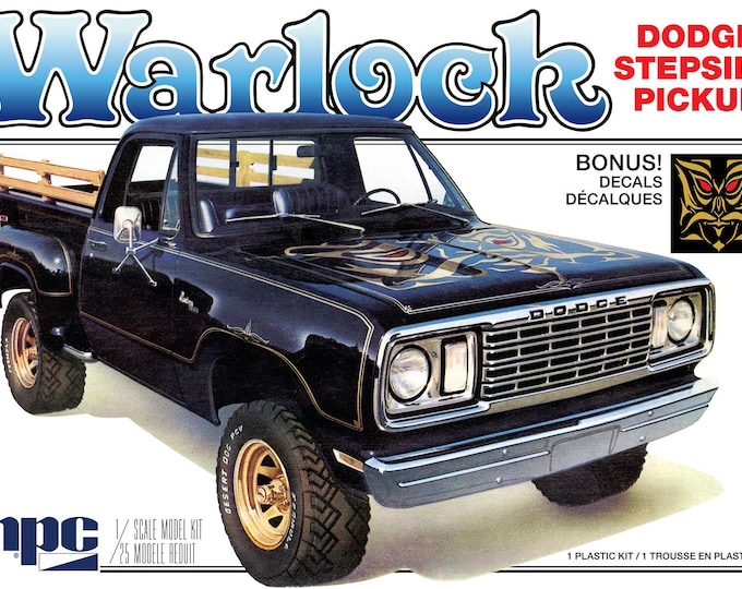 Mpc 1/25 1978 Dodge Warlock Pickup Truck Model Kit - Etsy