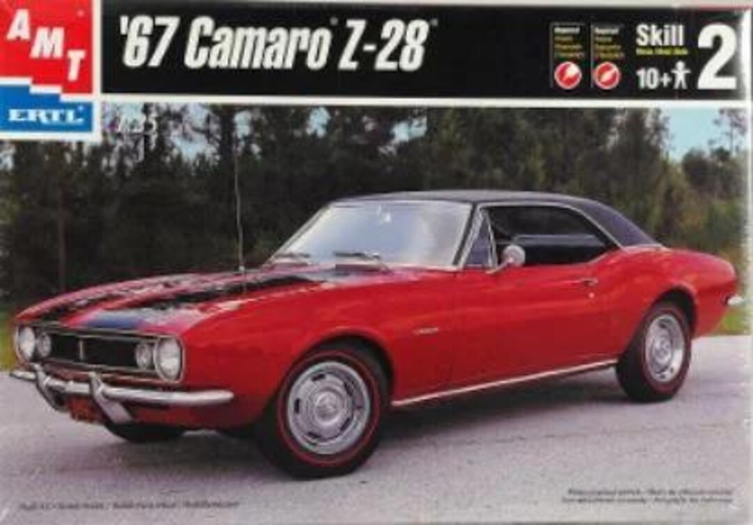 Amt 1967 1/25 Chevrolet Camaro Z/28 Model Kit - Etsy