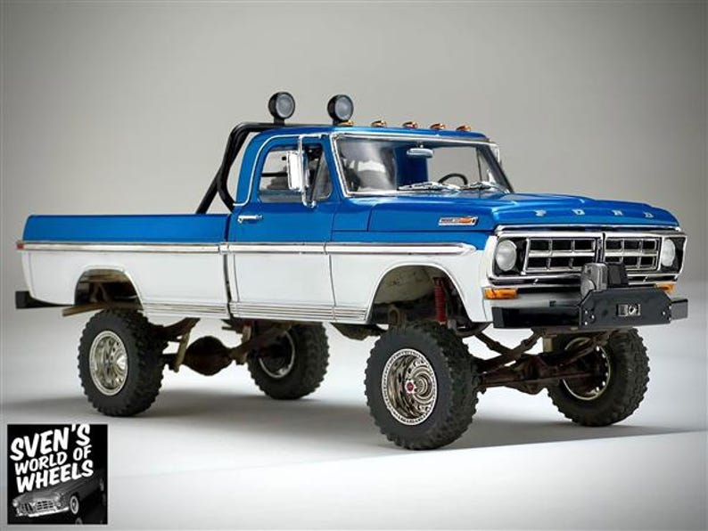 Moebius 1/25 Ford F250 Lifted Custom Pickup Model Kit - Etsy