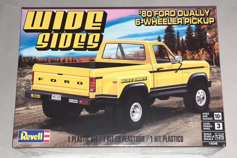Revell 1/25 Ford F350 Dually Pickup Truck Model Kit - Etsy