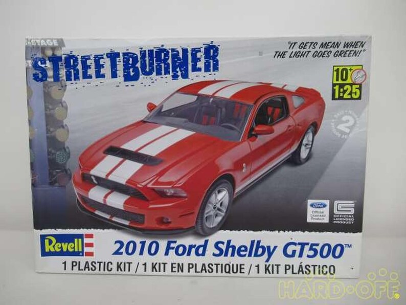 Revell 2010 Ford Mustang Shelby Gt 500 Model Kit - Etsy