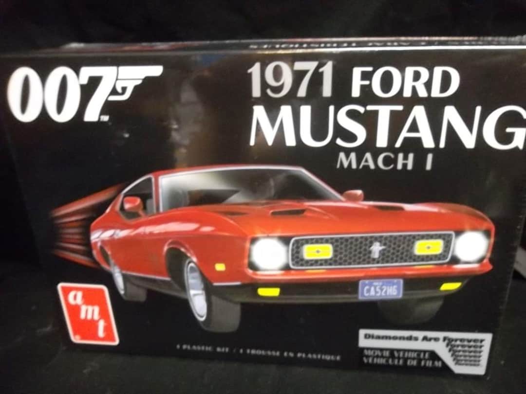 Amt 1971 Ford Mustang Mach 1 -007 James Bond Model Kit - Etsy