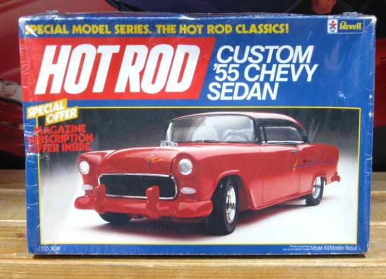 Revell 1955 CHEVY Hot Rod Belair - Etsy