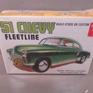 Amt 1951 1951 Chevy Fleetline Coupe Model Kit - Etsy