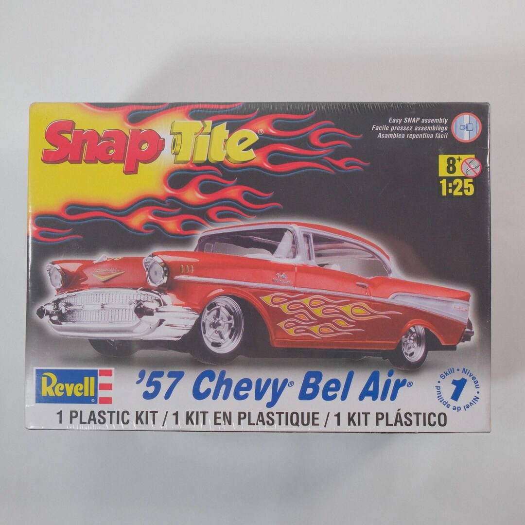Revell 1/25 1957 Chevy Belair Model Kit - Etsy