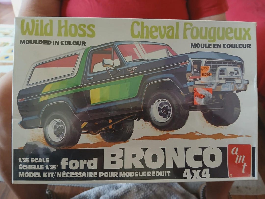 Amt 1/25 1978 Ford Bronco'' Wild Hoss'' Original 1978 Release Model Kit ...