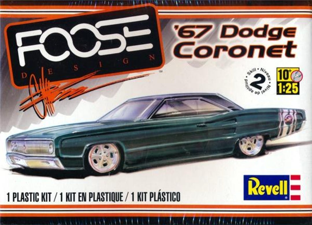 Revell 1/25 1967 Chip Foose Dodge Coronet Model Kit - Etsy