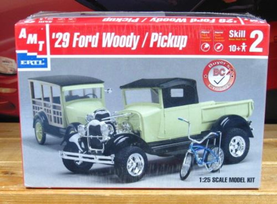 Amt 1/25 Ford Model Woody Model Kit - Etsy