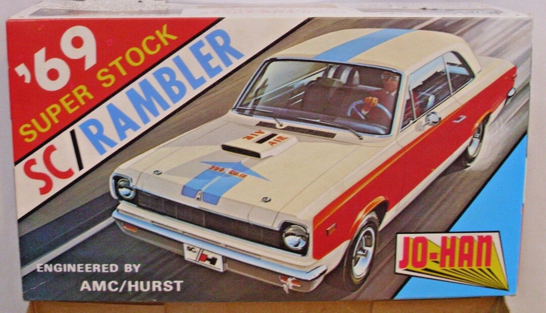 Johan 1/25 1969 AMC Pro Stock Rambler Model Kit - Etsy