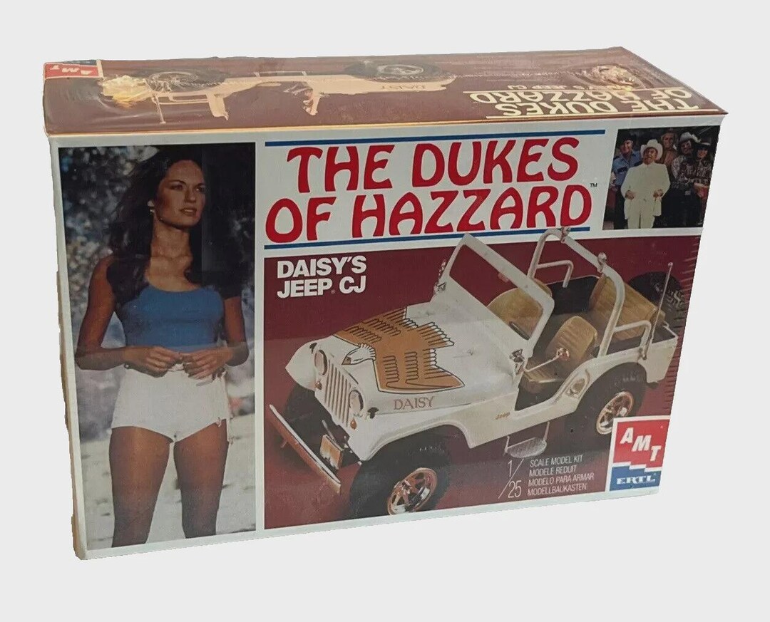 Amt/ertl 1/25 1978 Amc Jeep Cj Dukes of Hazard Model Kit''daisy Duke ...