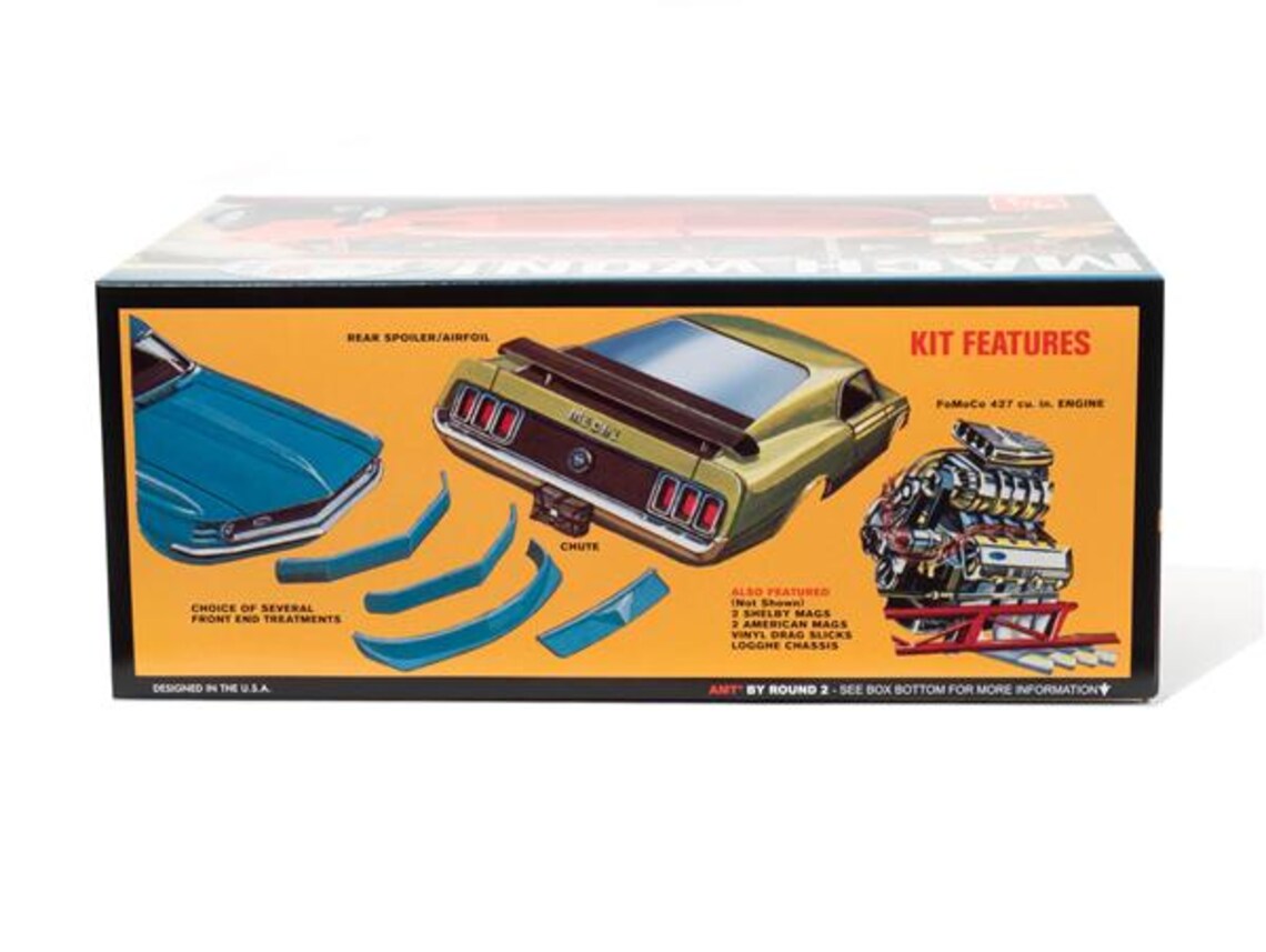 Amt 1/25 Ford Mustang Mach Won Funny Car Model Kit - Etsy