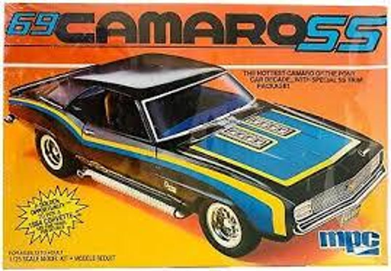 Mpc 1969 Chevrolet Camaro Model Kit - Etsy