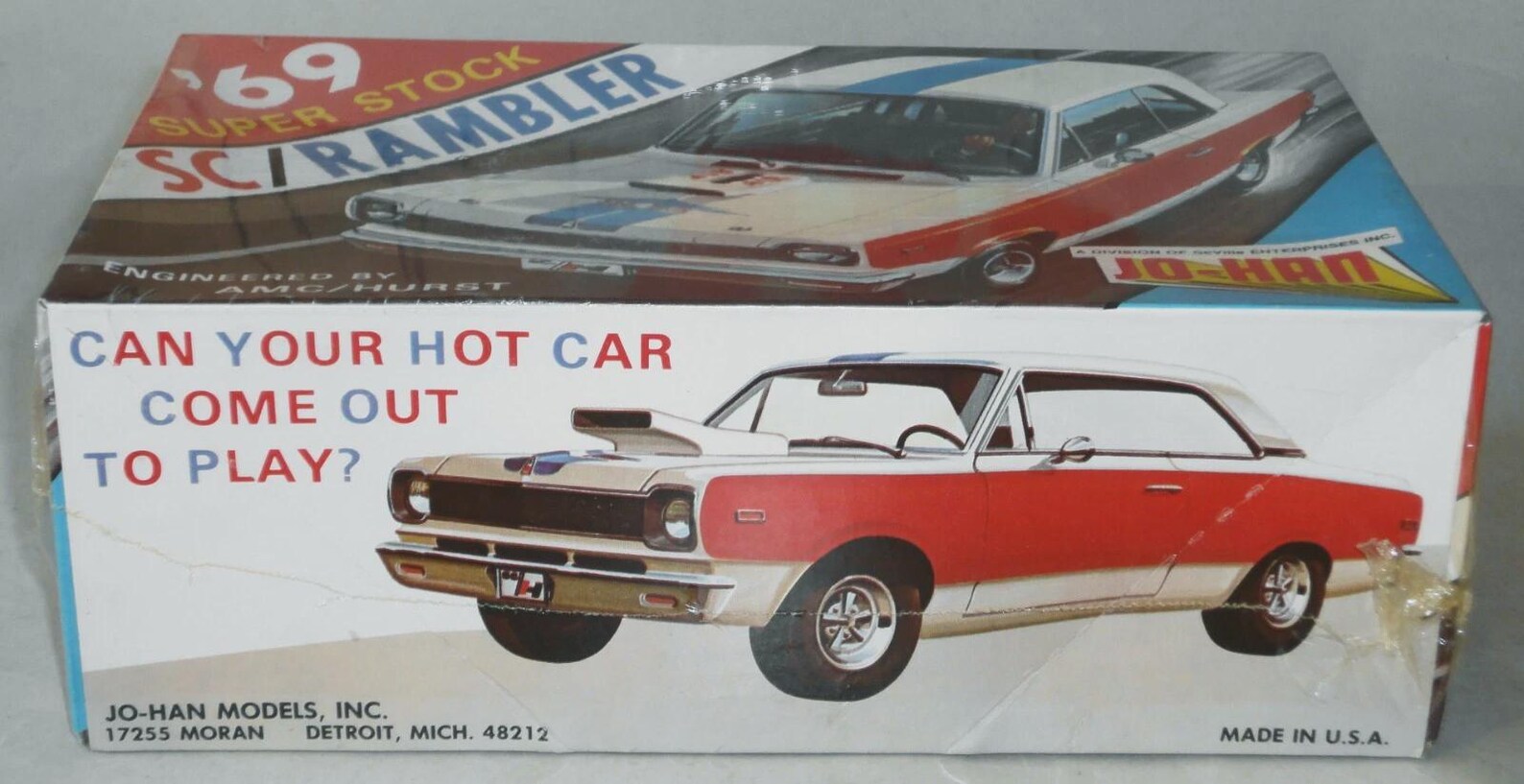 Johan 1/25 1969 AMC Pro Stock Rambler Model Kit - Etsy