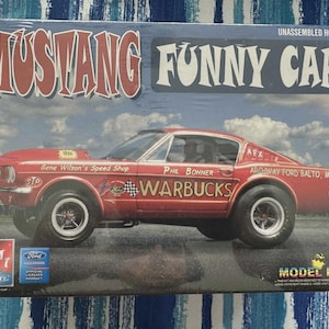 AMT 1/25 1965 Ford Mustang Phil Bonner Afx Car Model Kit - Etsy