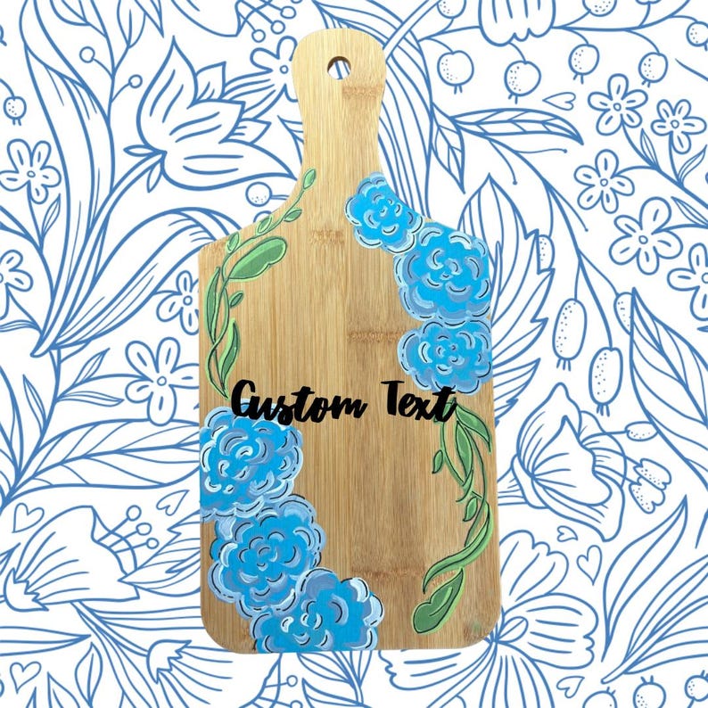 Hand Painted Cutting Board - Etsy