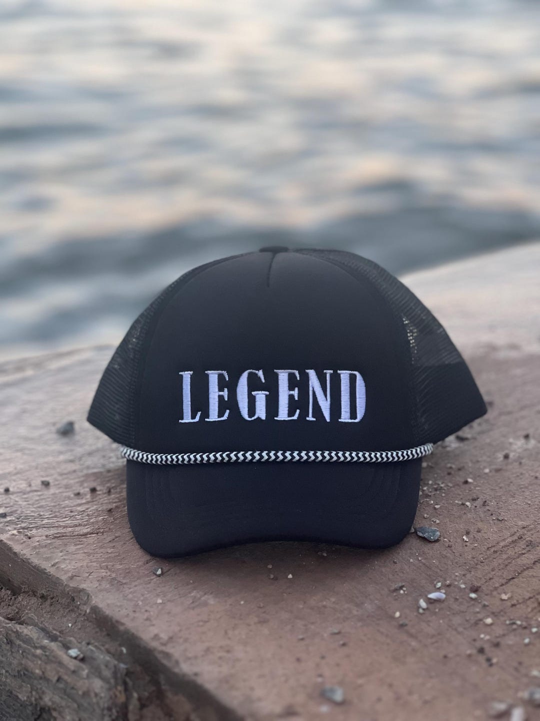 Legend Hat, Black Trucker Hat, Moto Kid Hat, Motocross Youth Hat, Off ...