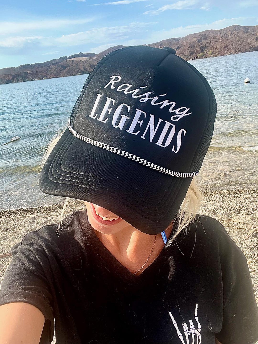 Raising Legends Hat, Black Trucker Hat, Moto Mom Hat, Motocross Mom Hat ...