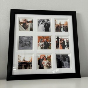 Custom Multi-aperture Photo Frame for 9 Photos – Personalized Collage ...