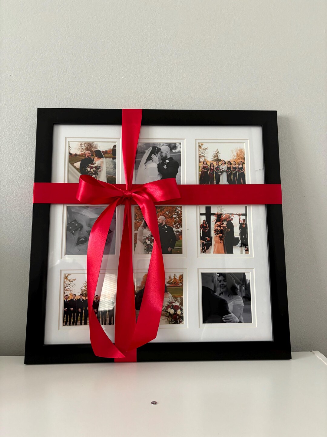 Custom 9-photo Collage Frame: Family, Wedding, Memories - Etsy