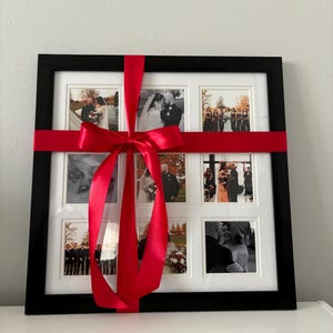 Custom Multi-aperture Photo Frame for 9 Photos – Personalized Collage ...