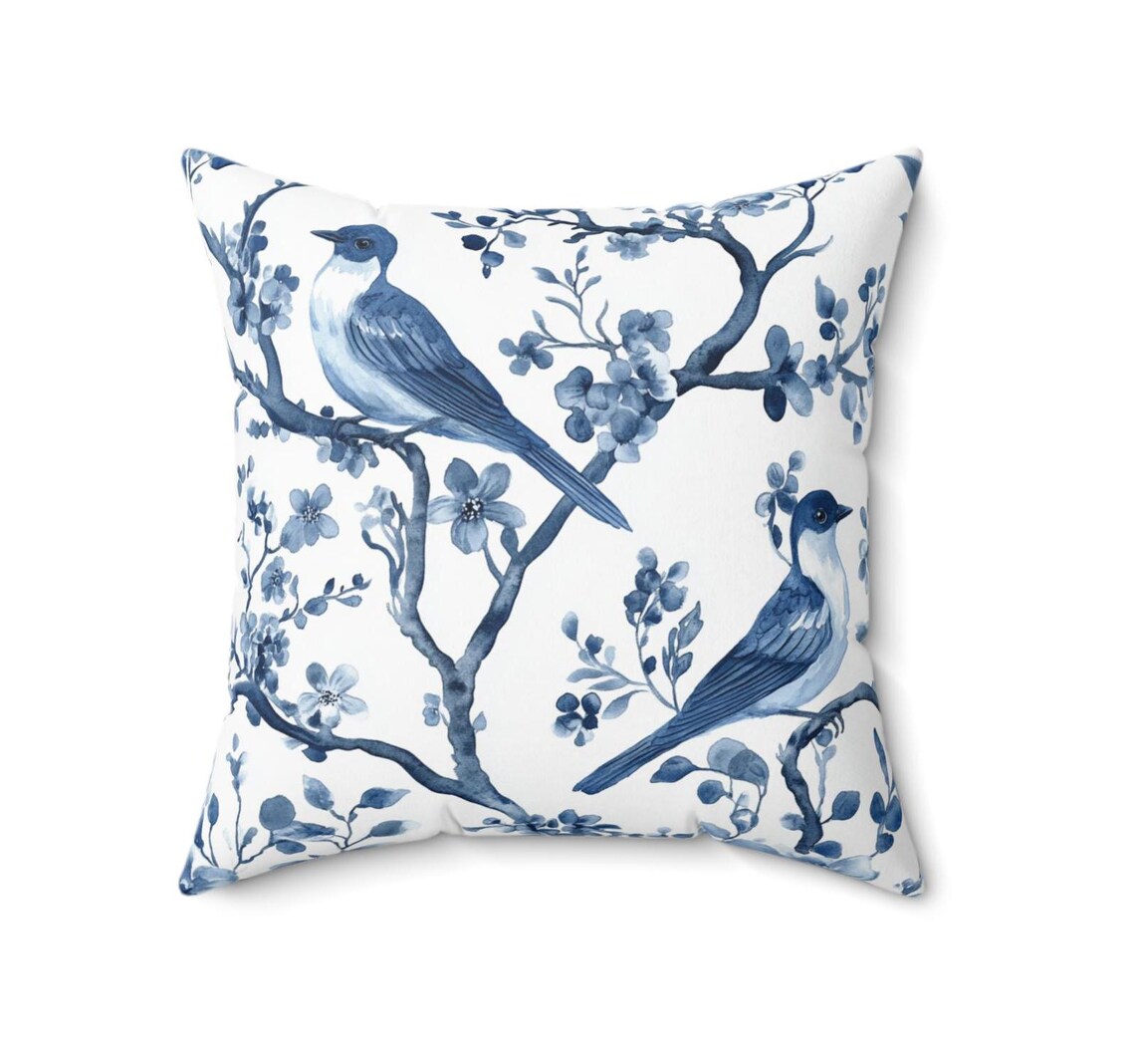 Toile De Jouy Square Throw Pillow, Toile Throw Pillow, French Toile ...