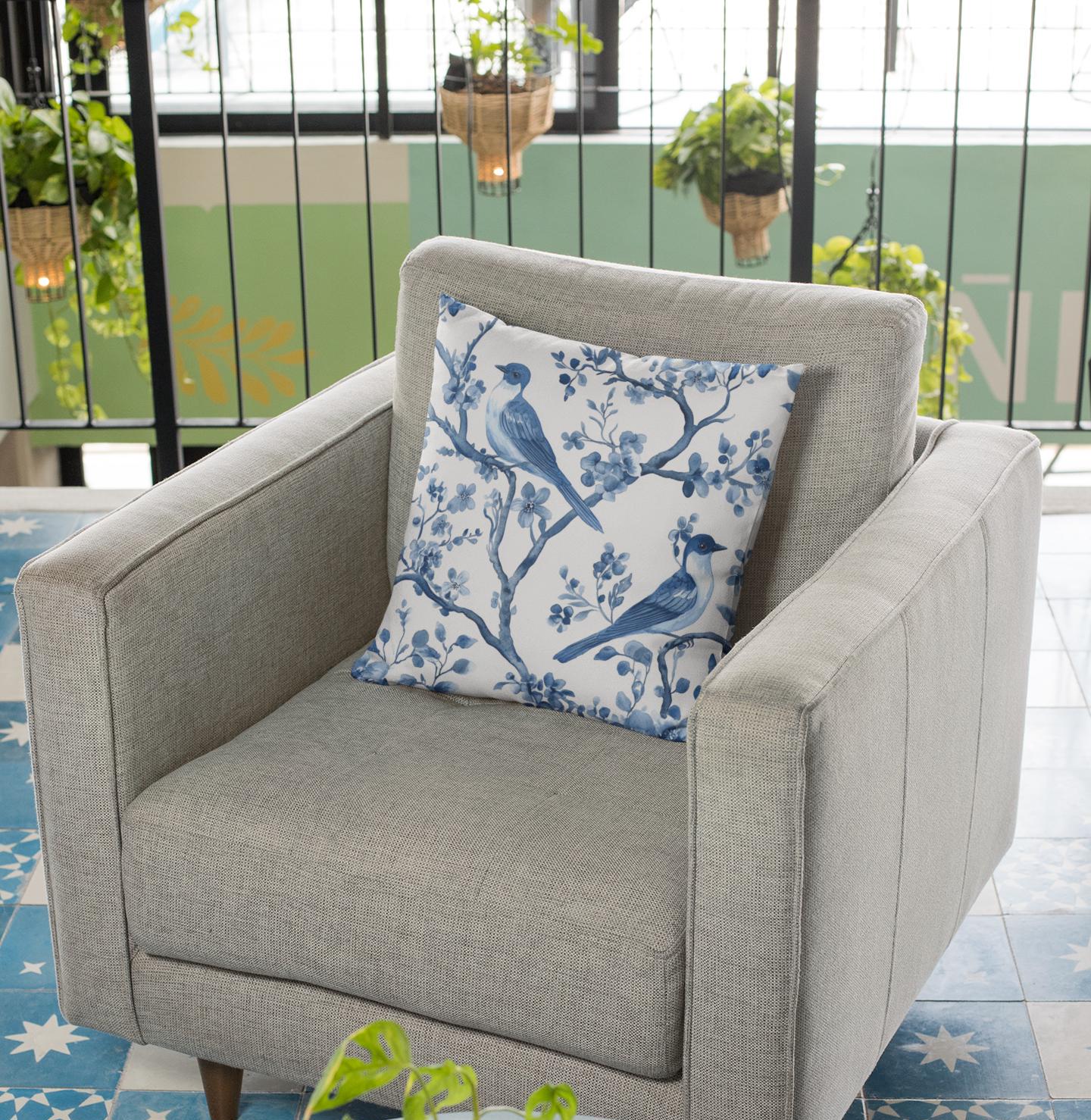 Toile De Jouy Square Throw Pillow, Toile Throw Pillow, French Toile ...