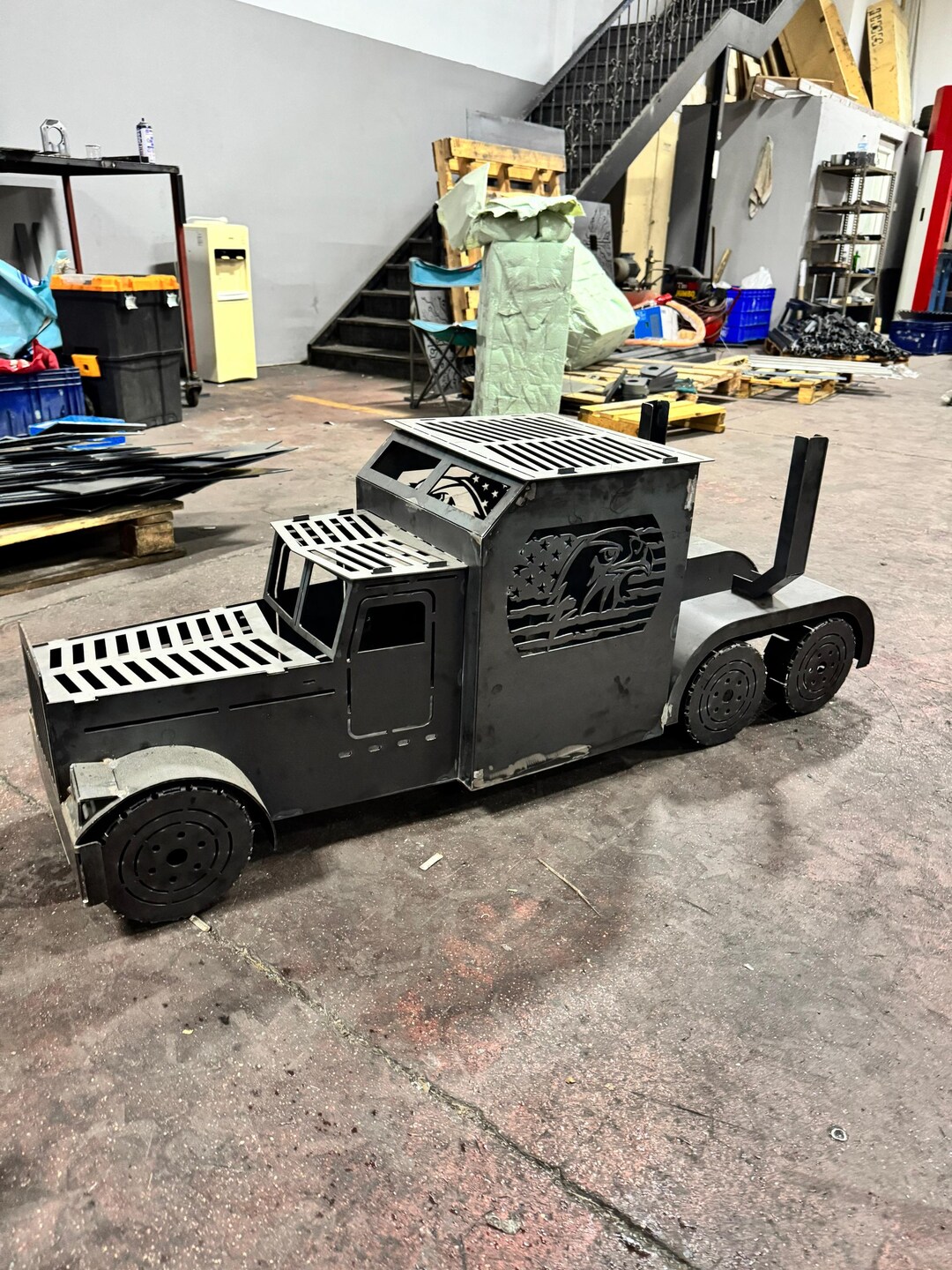 Handcrafted Steel Tractor Grill Unique BBQ & Outdoor Cooking Solution ...