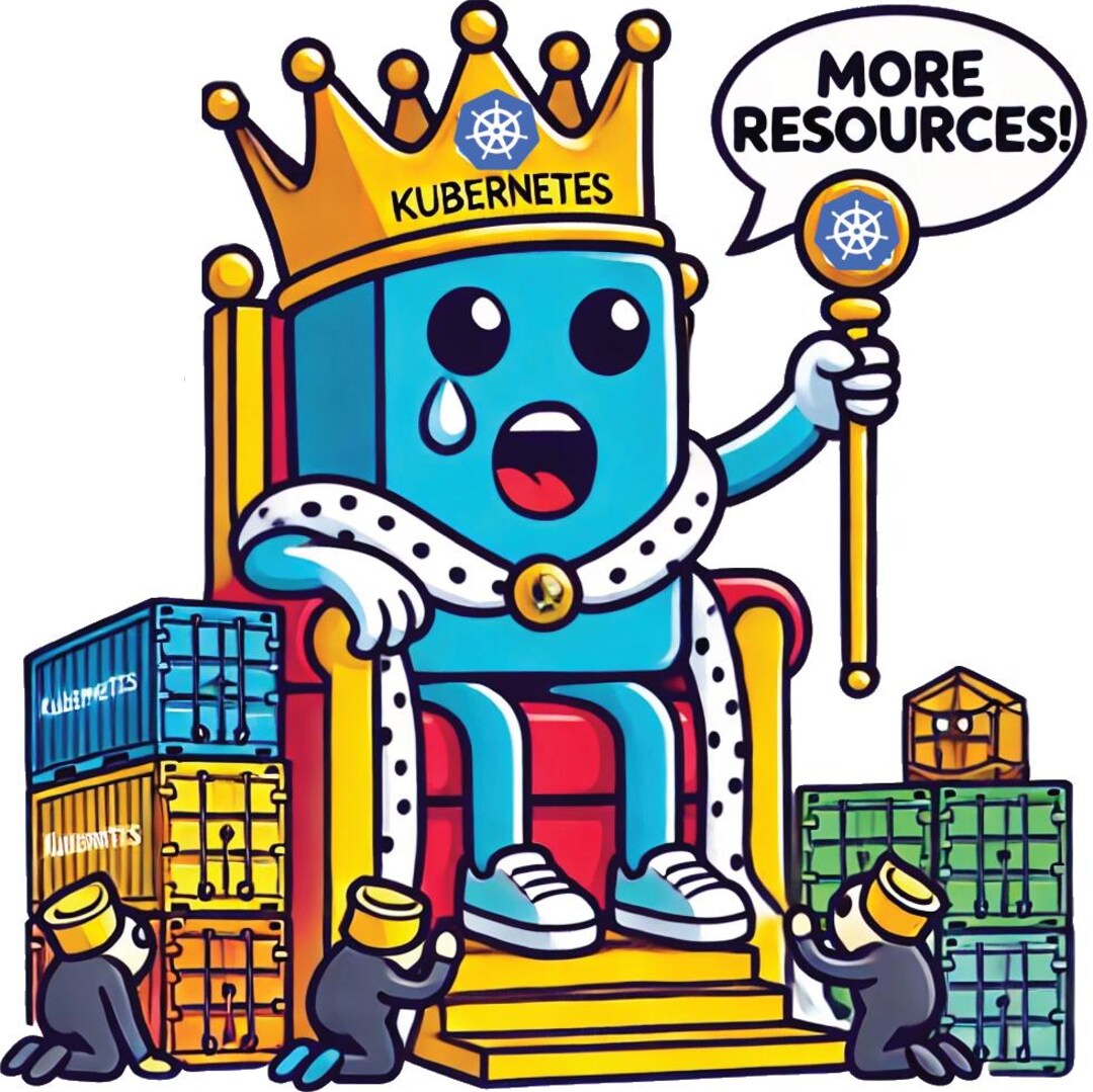 Kubernetes Resource King Sticker | Devops Meme | Funny Cloud Engineer ...