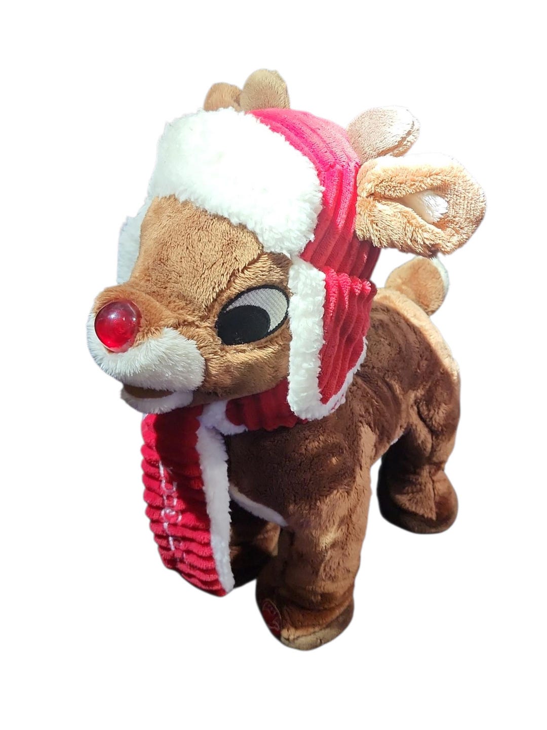 Dan Dee Animated Rudolph Reindeer, Musical Tail Wagging, Light-up Nose ...