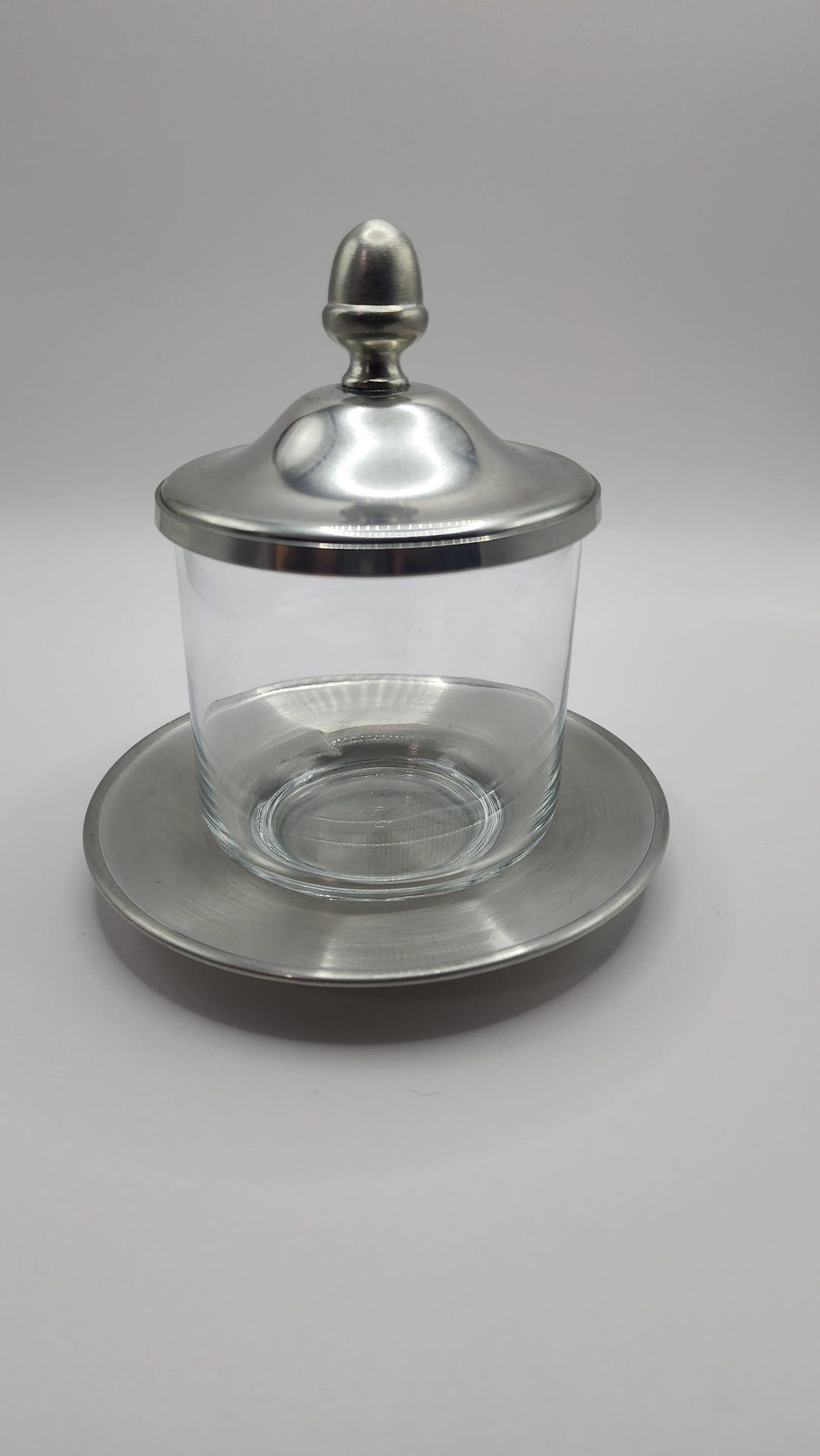 Woodbury Pewter Acorn Jam Jelly, SET 3 PCS. 10 OZ for Breakfast/brunch ...