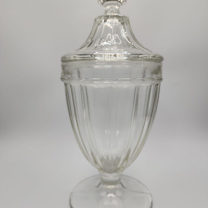 Antique Glass Candy Container - Etsy