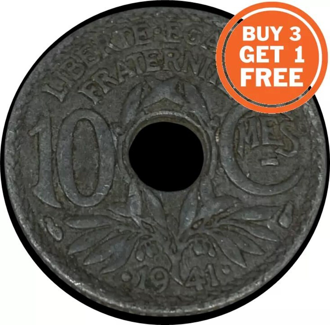 10 French Centimes 1917-1941 Choice of Date - Etsy