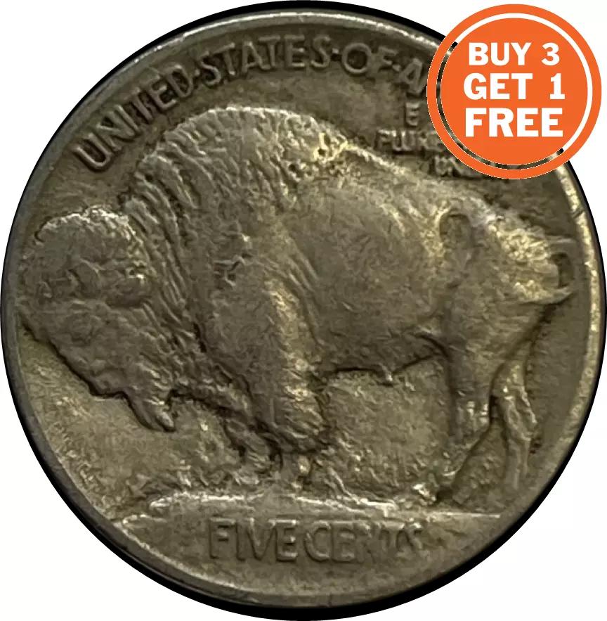 5 Cents-buffalo Nickel-usa-choice of Date From 1913-1938 - Etsy