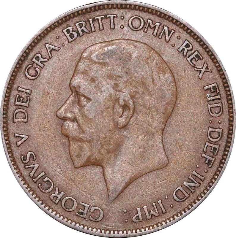 Penny George V Coin Choice of Year 1911-1936 - Etsy