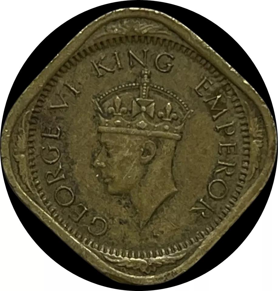 1/2 Indian Anna Coin-choice of Date From 1942-1947-india - Etsy