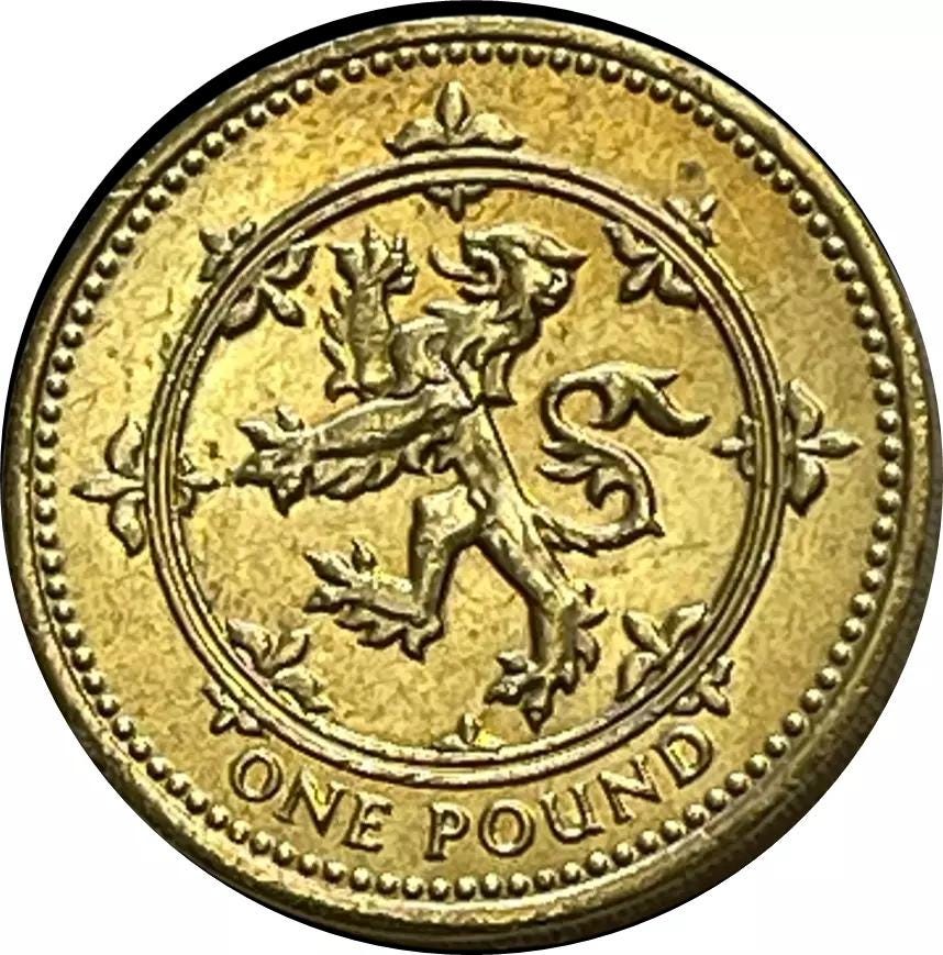 1983-2016 Elizabeth II One Pound Coin - Circulated - Choice of Year - Etsy