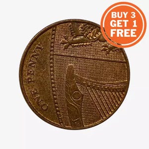 1971-2020 Elizabeth II Decimal One Penny Coin - Choose Your Date - Etsy