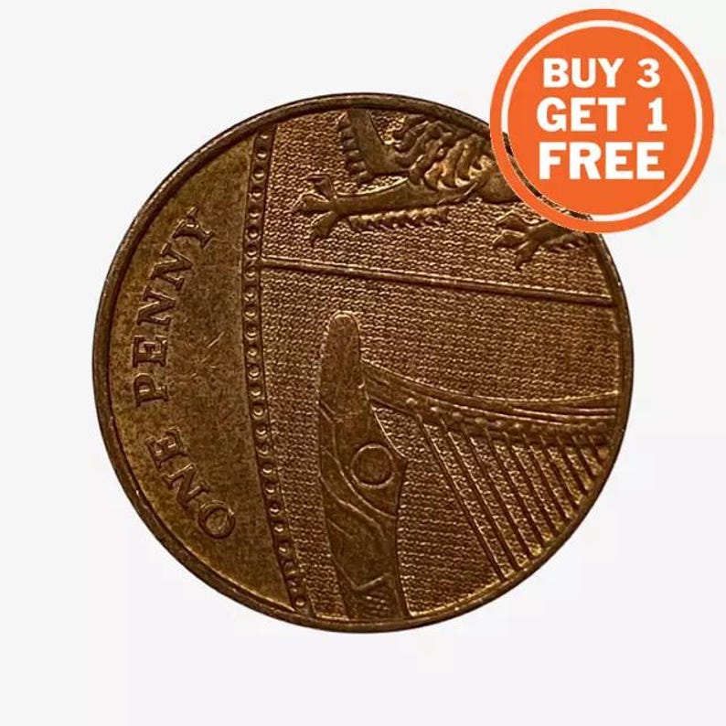 1971-2020 Elizabeth II Decimal One Penny Coin - Choose Your Date - Etsy