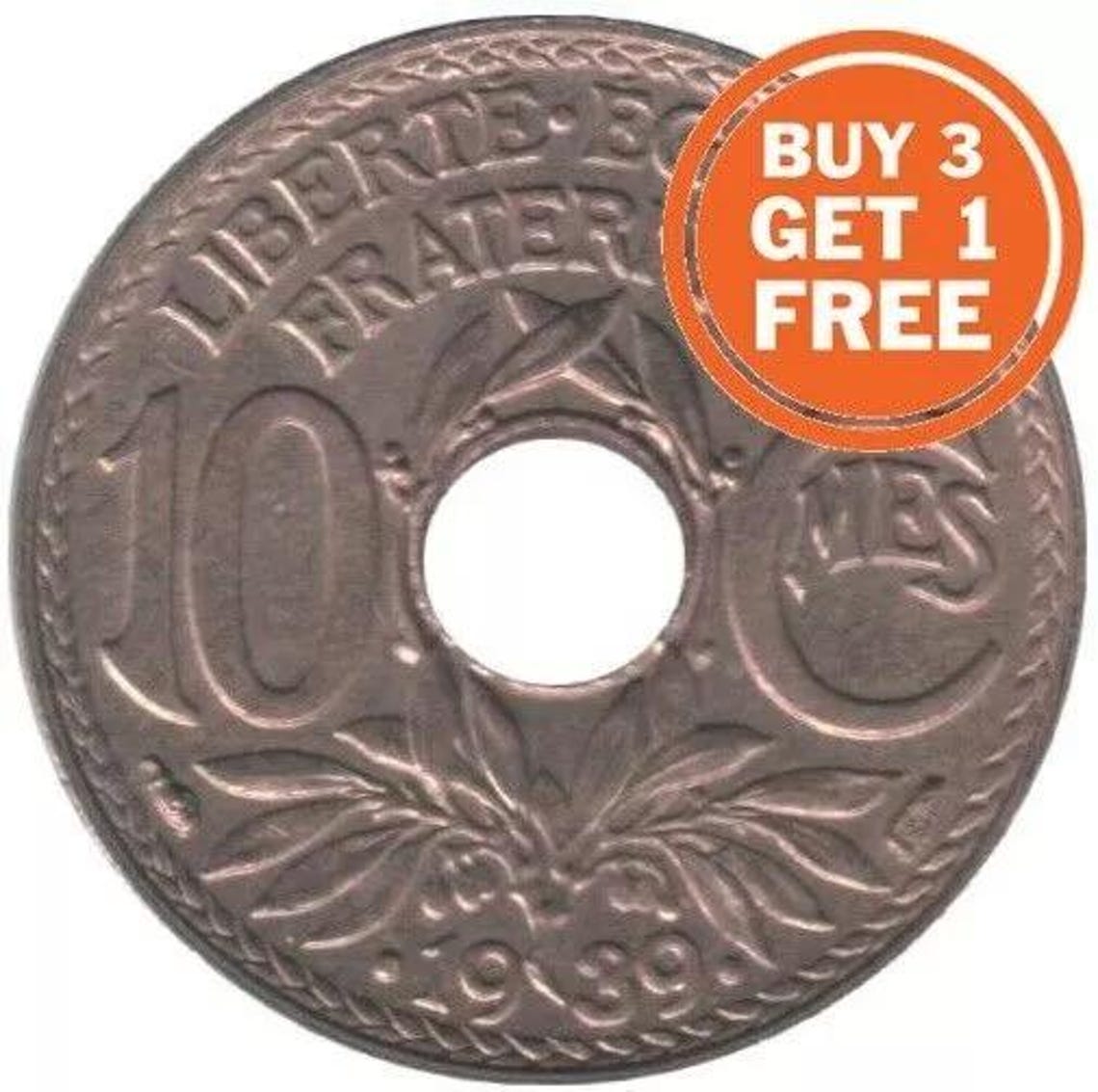 10 French Centimes 1917-1941 Choice of Date - Etsy