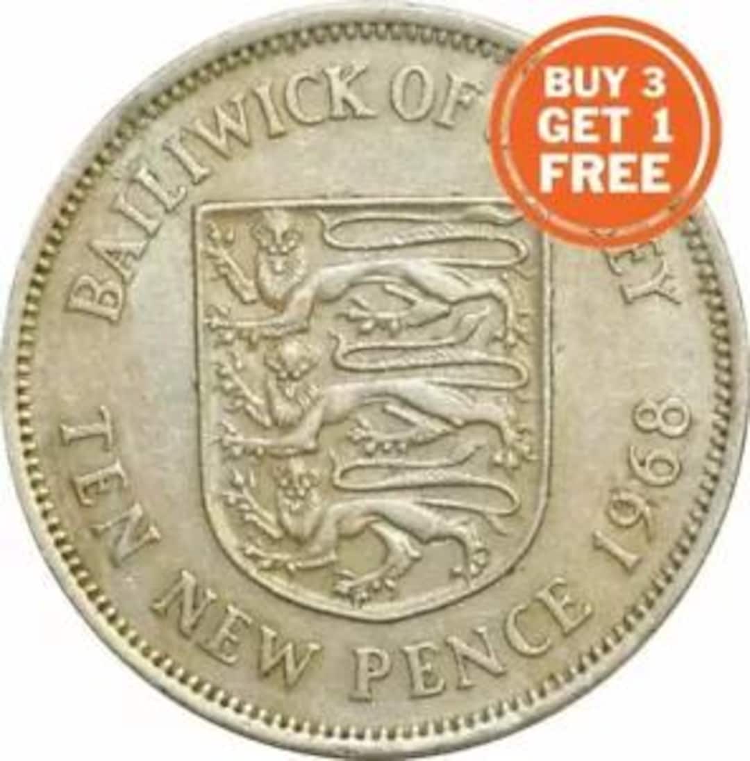 Jersey 10p Ten Pence 1968-2016 Choice of Date Both Styles - Etsy