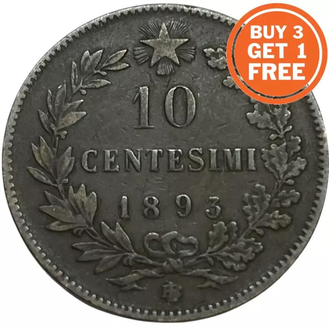 10 Italian Centesimi 1893-1984 With Mint Marks - Choose the Date ...
